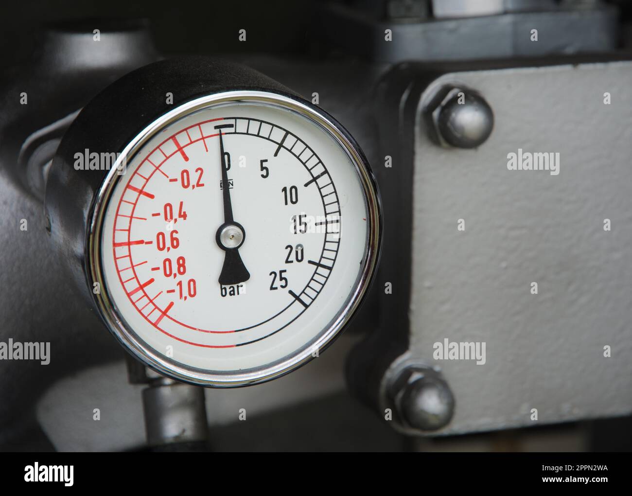Vintage manometer of a historic fire truck Stock Photo - Alamy
