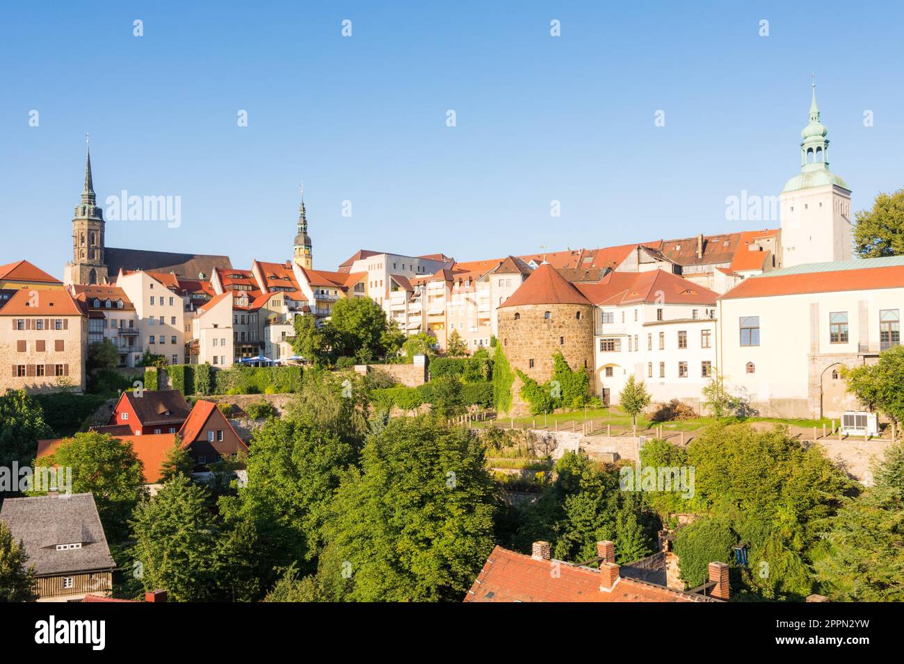 Cityscape of Bautzen (Saxony) (Germany Stock Photo - Alamy