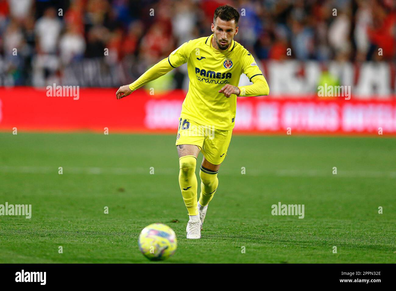 Alex Baena of Villarreal during the La Liga match between Sevilla FC ...