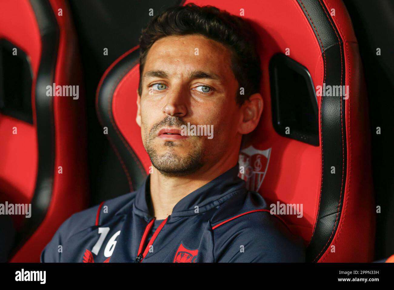 Jesus Navas of Sevilla FC during the La Liga match between Sevilla FC ...