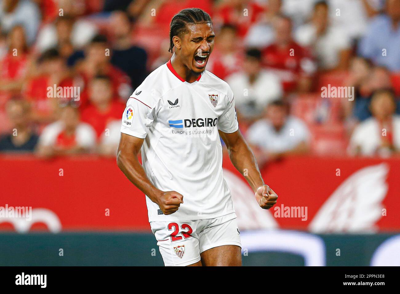 Loic Bade of Sevilla FC during the La Liga match between Sevilla FC and ...