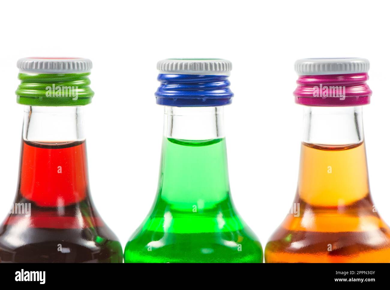 Three liqueur bottles different hi-res stock photography and images - Alamy