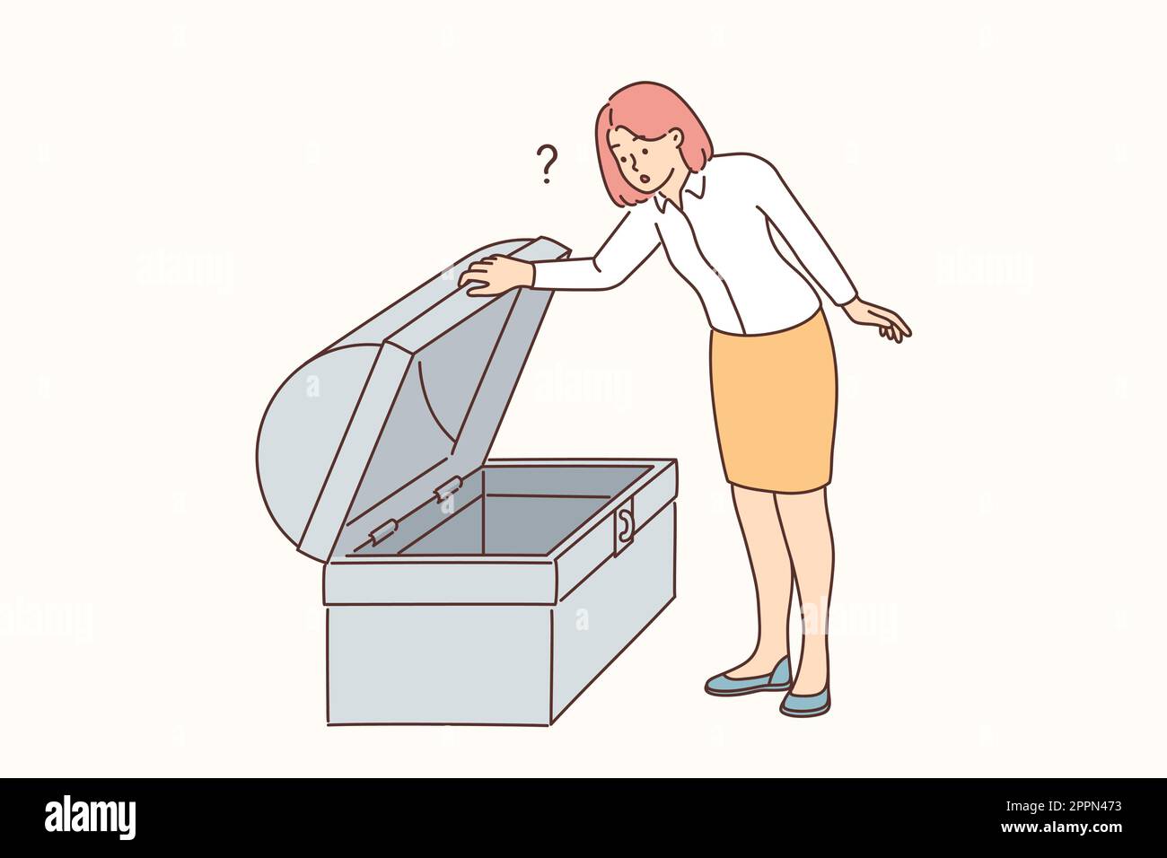 Empty chest illustration hi-res stock photography and images - Alamy