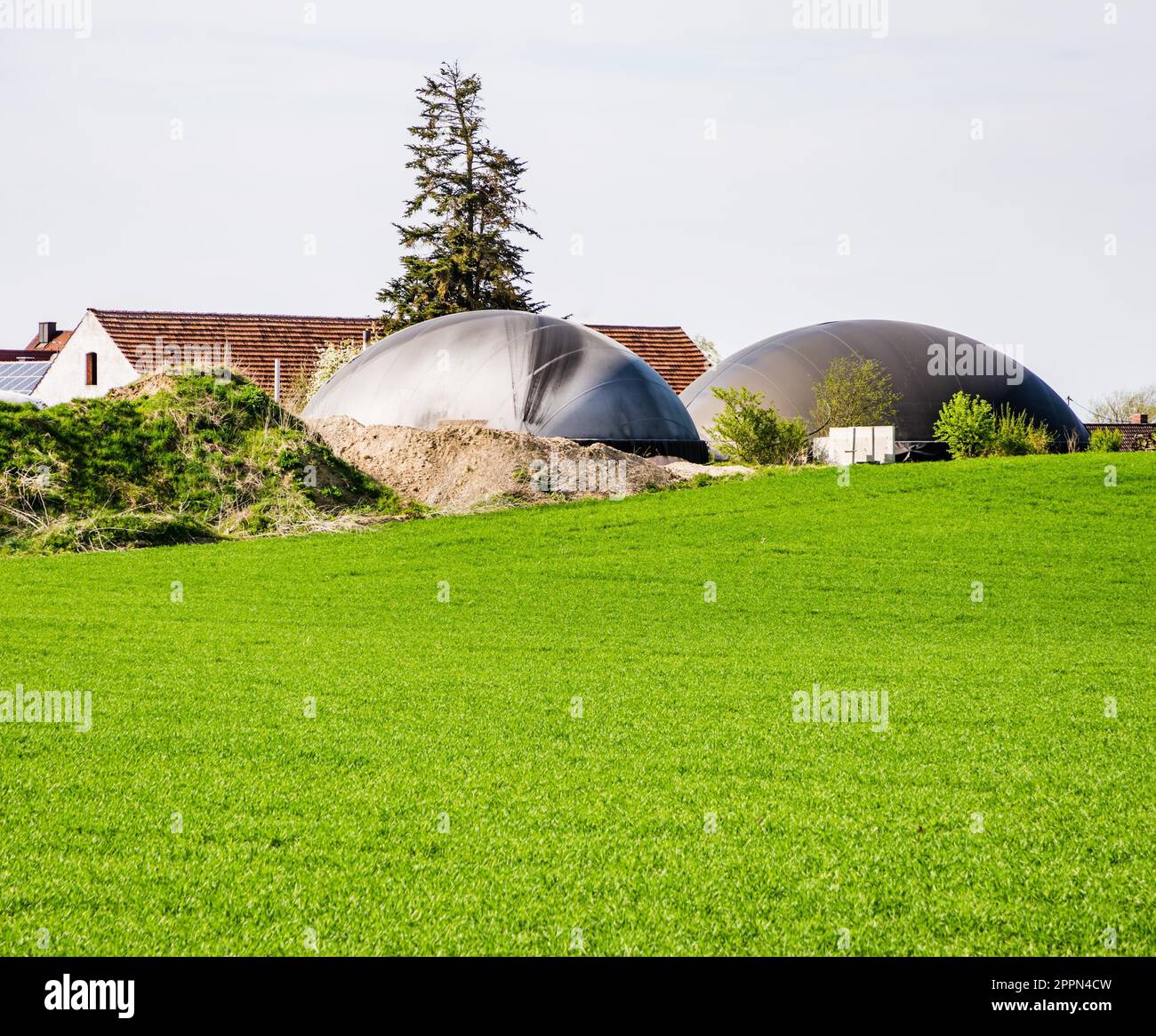 Facility for bio energy production Stock Photo - Alamy