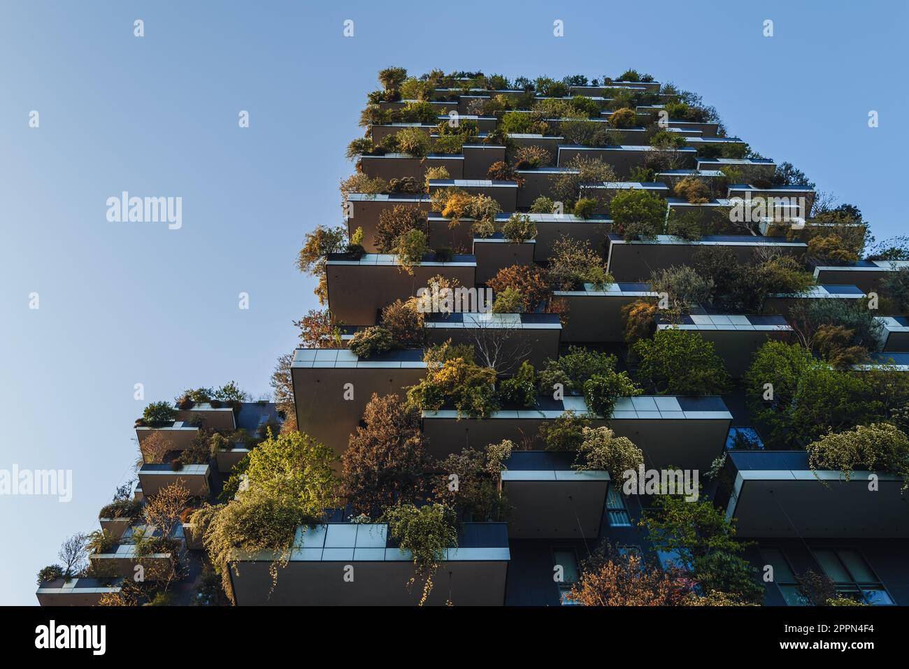 Milano, Italy - April 2023: The iconic Bosco Verticale building in the ...
