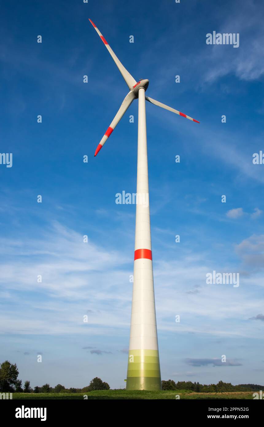 Alternative energy creation with wind power Stock Photo - Alamy