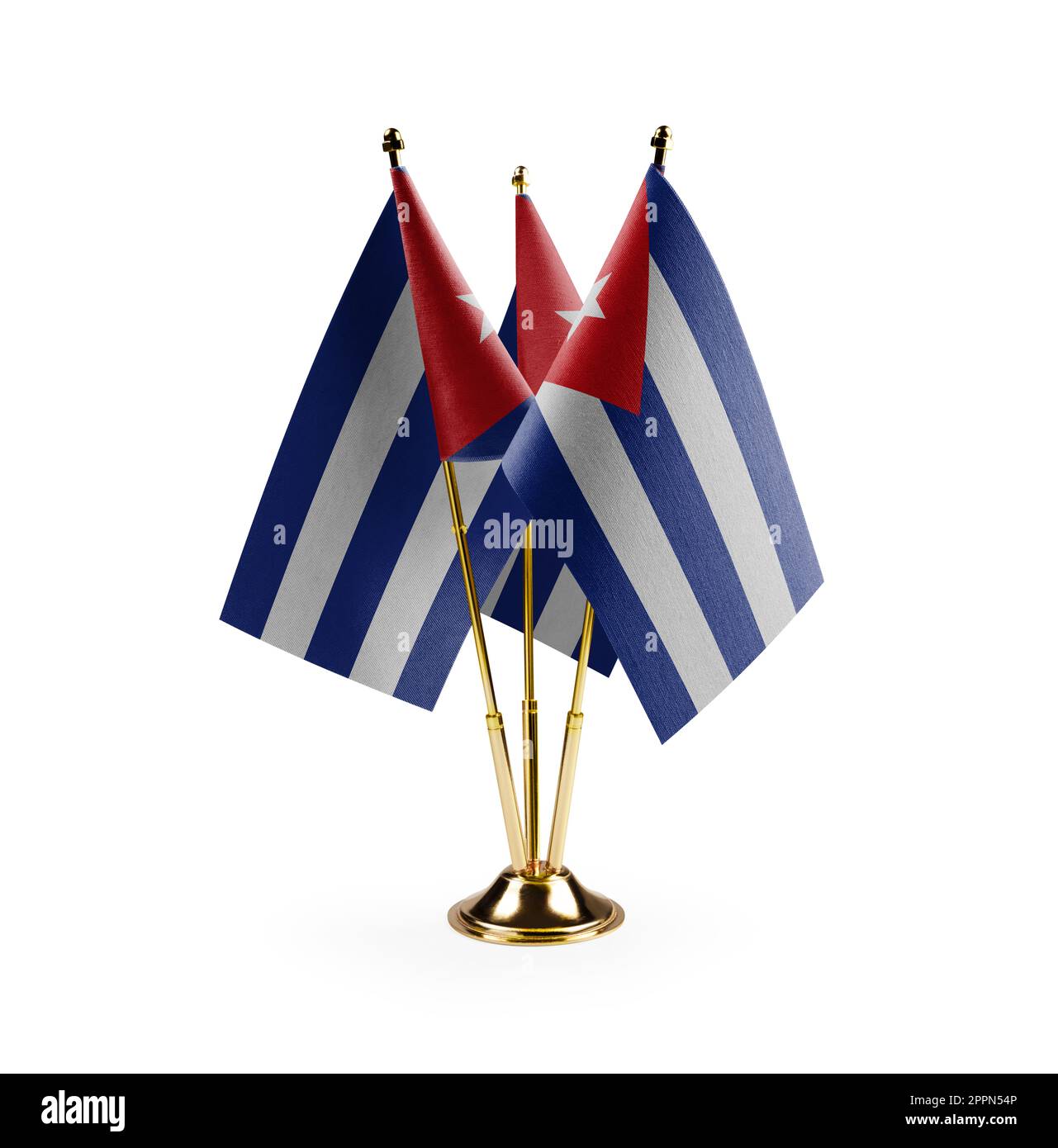 Small national flags of the Cuba on a white background Stock Photo - Alamy