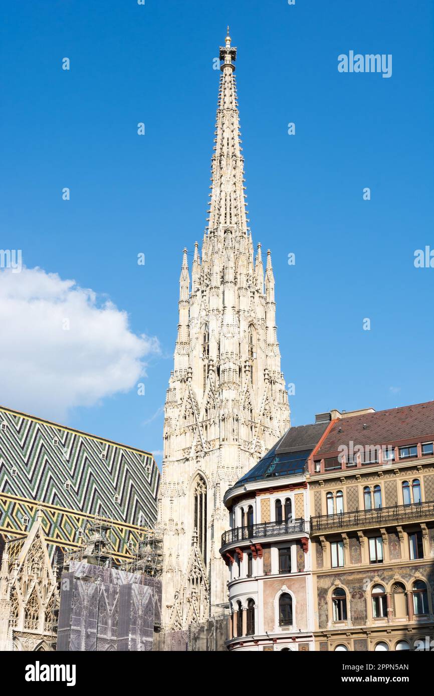 Gothic romanesque st stephens cathedral hi-res stock photography and ...