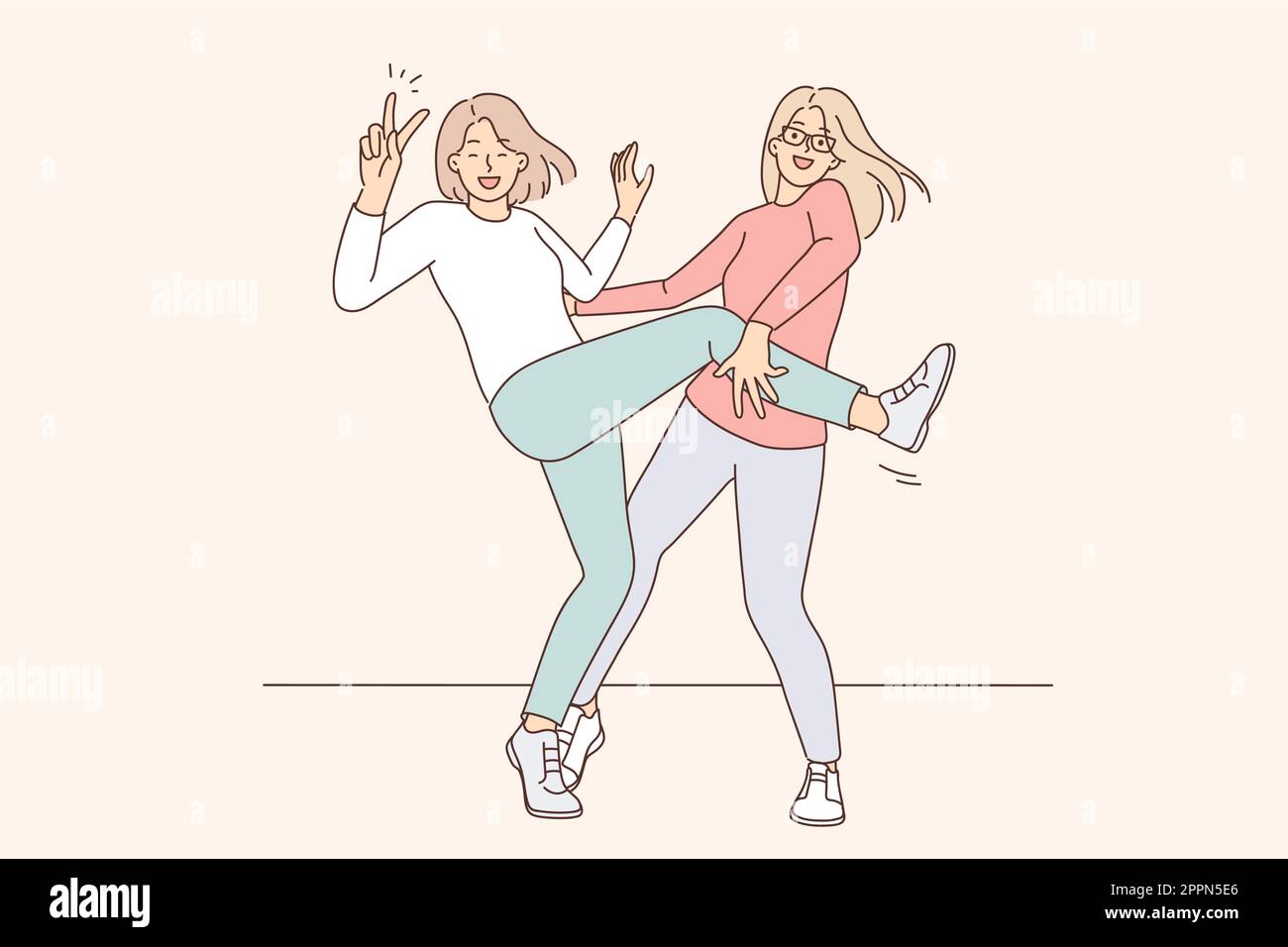 Crazy fun people concept Stock Vector Images - Alamy