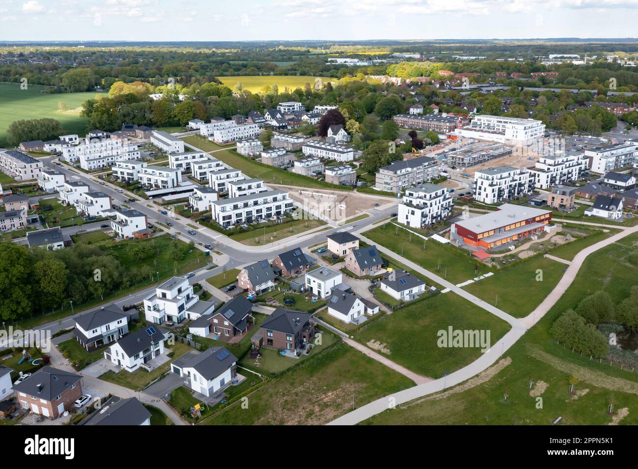 A town in schleswig holstein in northern germany hi-res stock ...