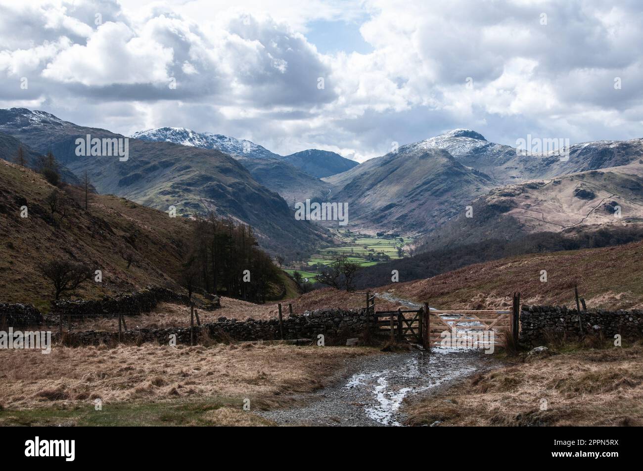 Around the UK - Great Gable viewed from Borrowdale Valley, Lake ...