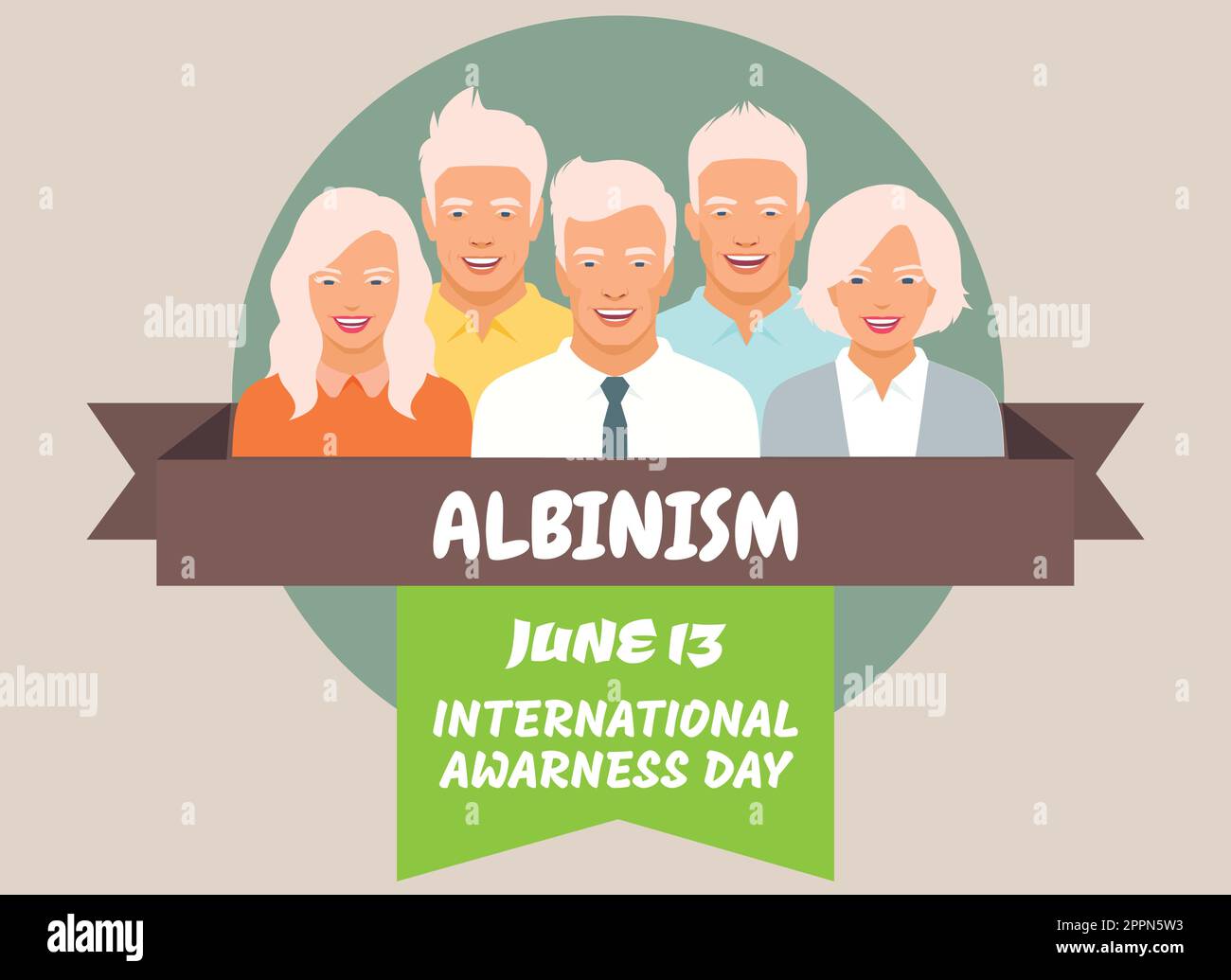 International albinism awareness day. Albinism chromosome.Genetic rare ...