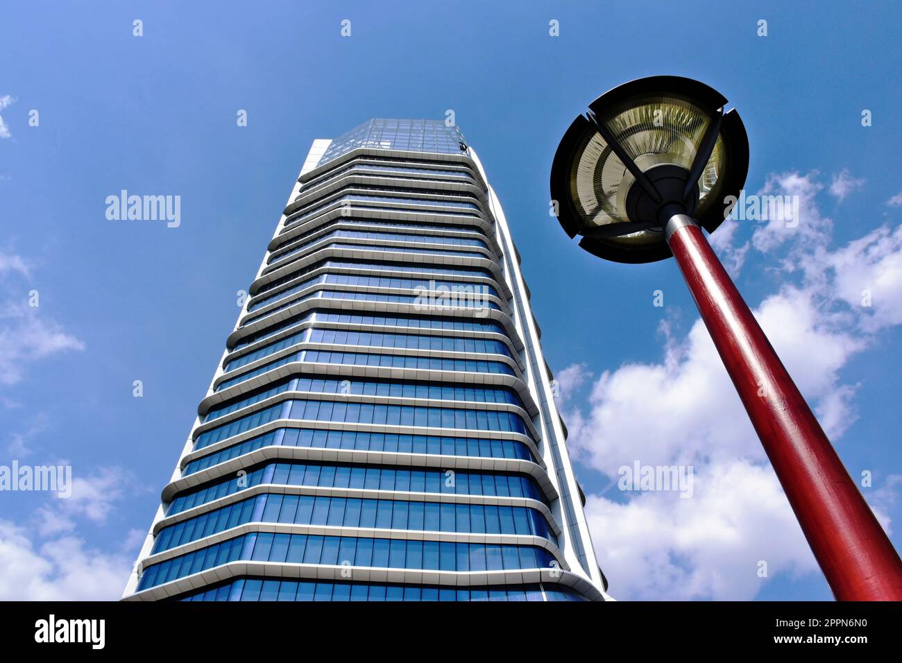 the MOL tower. company headquarter and campus. glass curtain wall ...