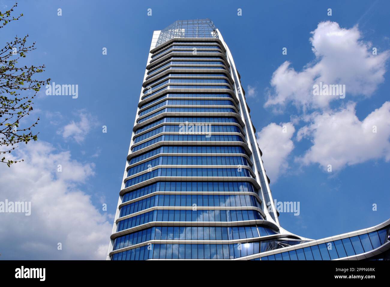 the MOL tower. company headquarter and campus. glass curtain wall ...