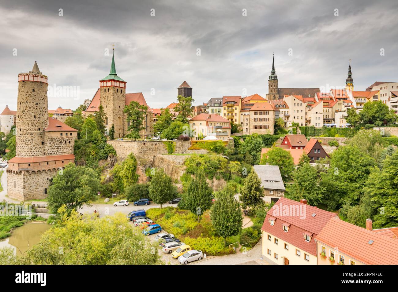 BAUTZEN, GERMANY - AUGUST 23: Cityscape of Bautzen, Germany on August ...