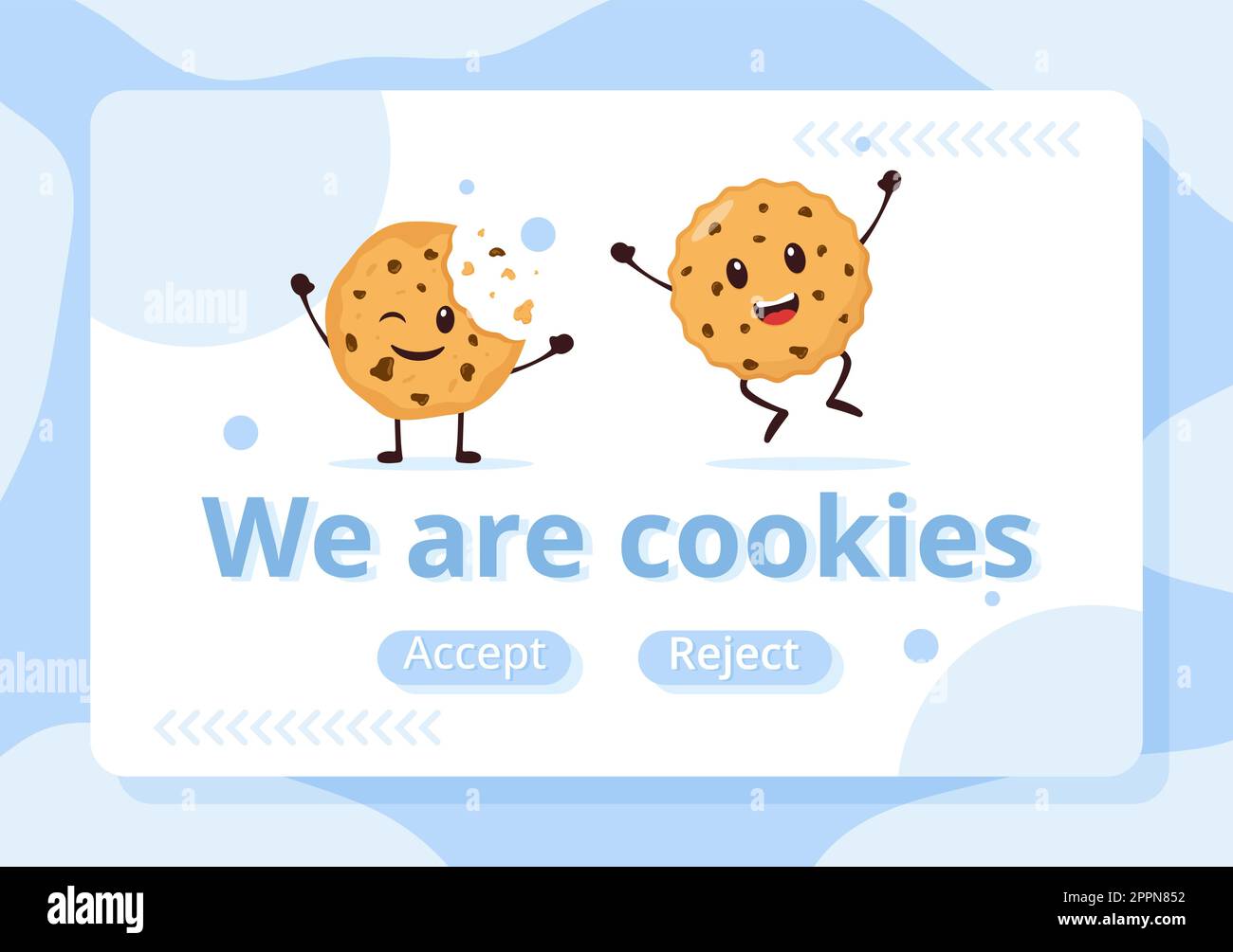 Internet Cookies Technology Illustration with Track Cookie Record of ...