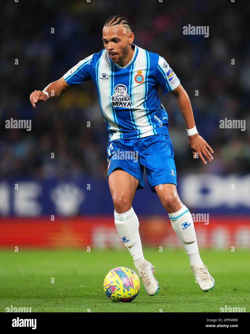 Martin Braithwaite of RCD Espanyol during the La Liga match between RCD ...
