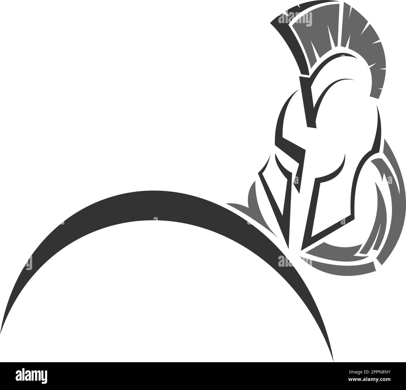 Gladiator logo icon design Stock Vector Image & Art - Alamy