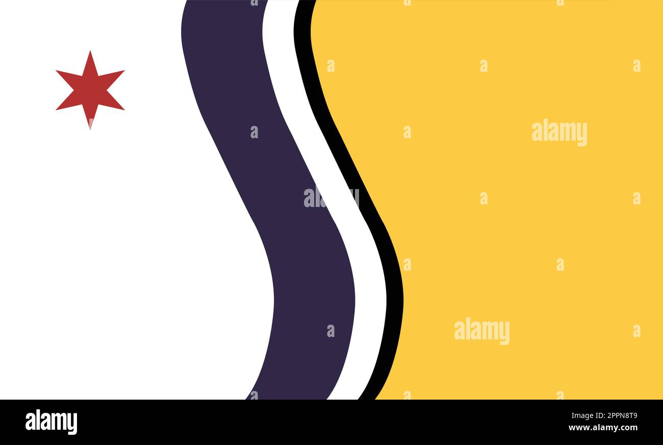 Flag Of South Bend City Indiana Stock Vector Image & Art - Alamy