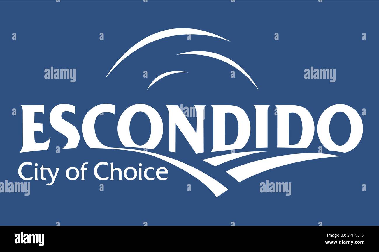 Flag Of Escondido City California Stock Vector Image & Art - Alamy
