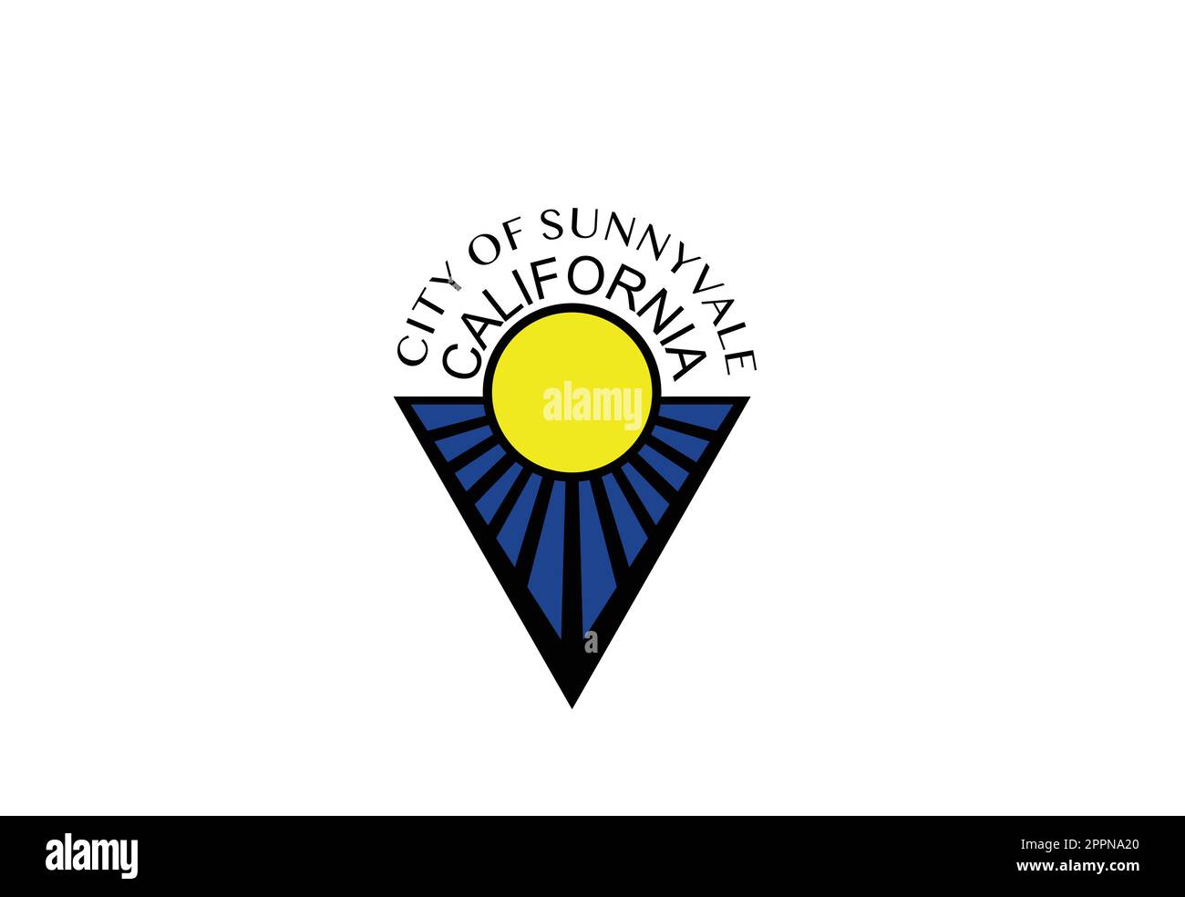 Flag Of Sunnyvale City California Stock Vector Image & Art - Alamy