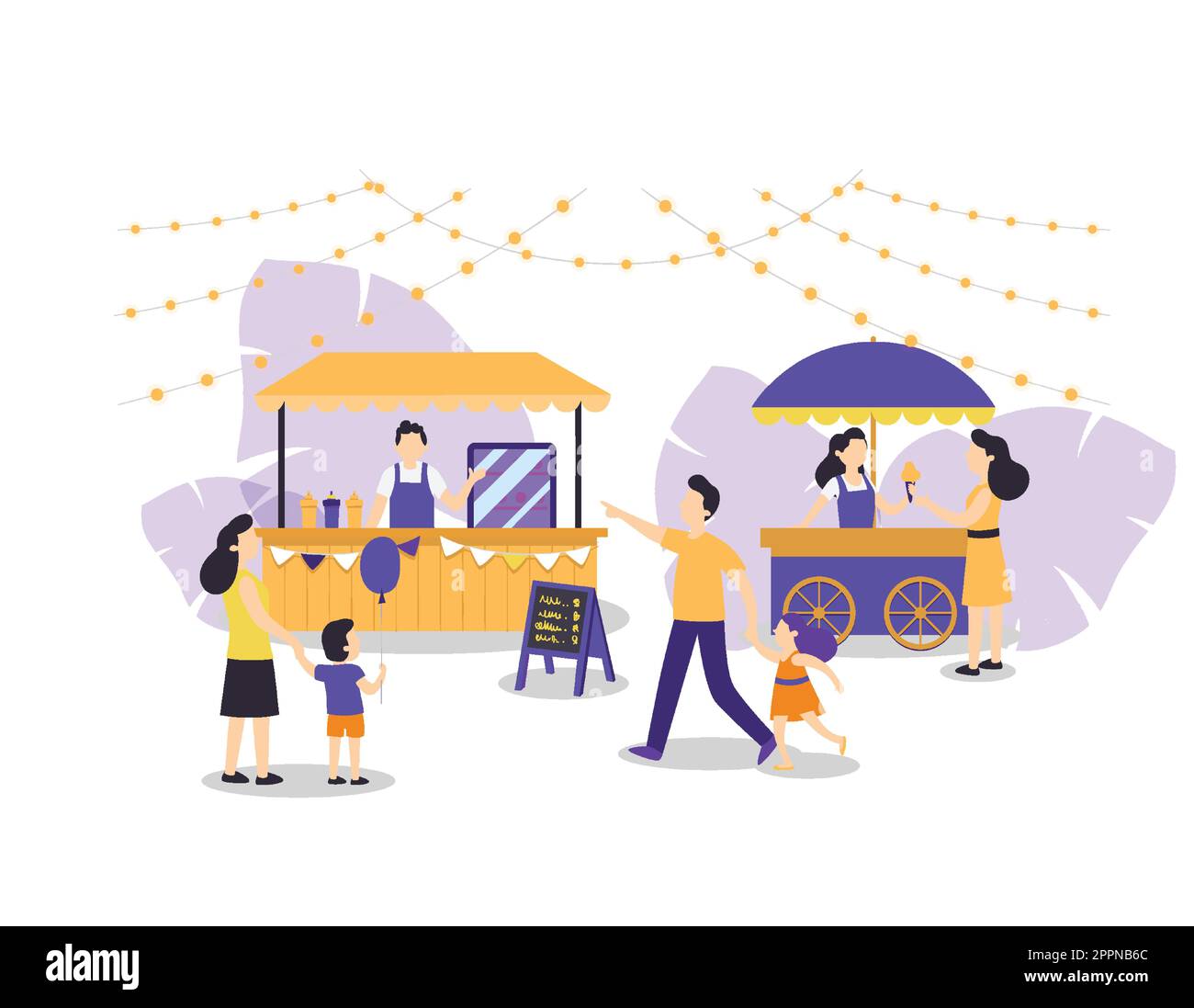 Food car tasty food Stock Vector Images - Alamy