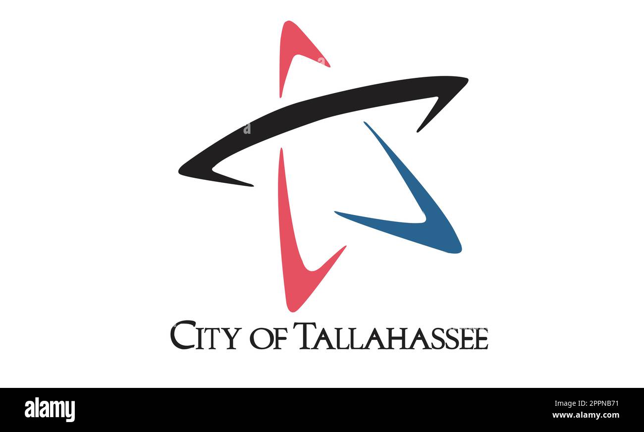 Flag Of Tallahassee City Florida Stock Vector Image & Art - Alamy