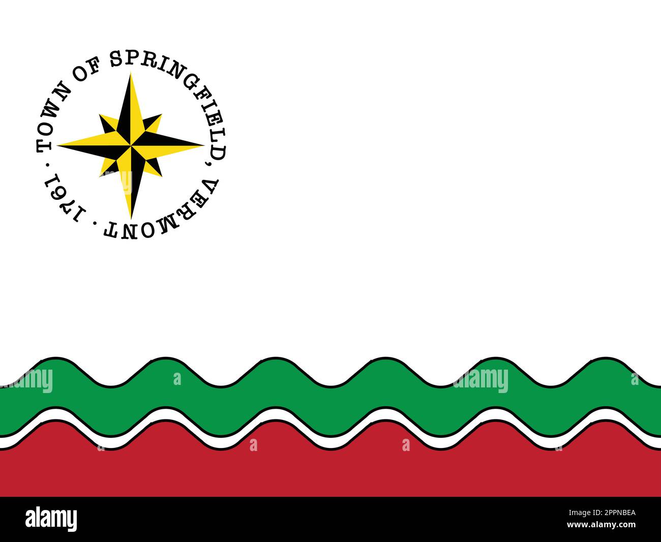 Flag Of Springfield City Vermont Stock Vector Image & Art - Alamy