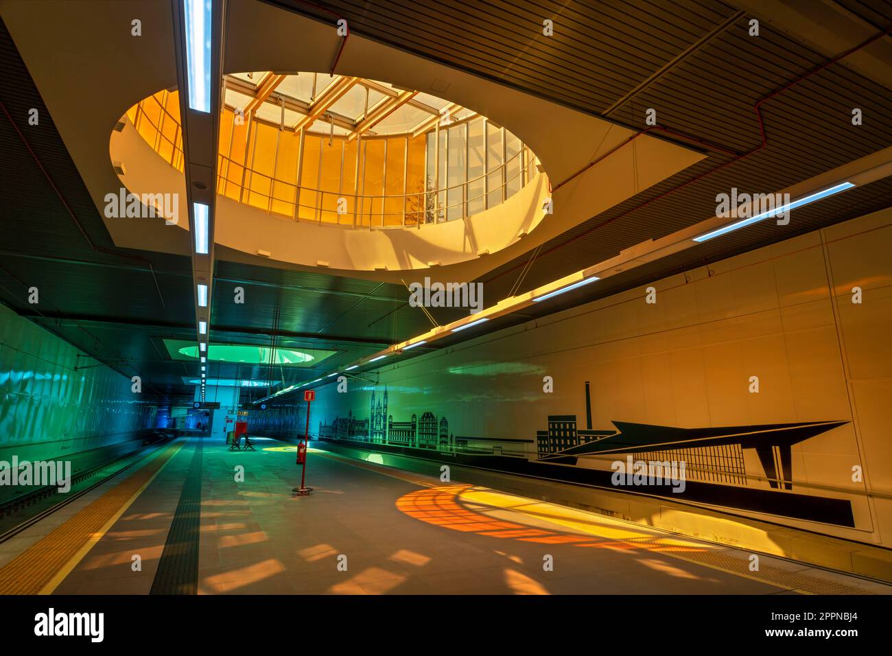 AVE high speed train station, Leon, Castilla y Leon, Spain Stock Photo ...