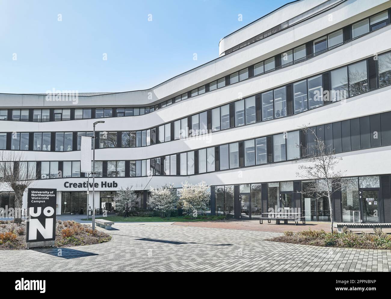 Creative Hub at the UON, the University of Northampton, England Stock ...