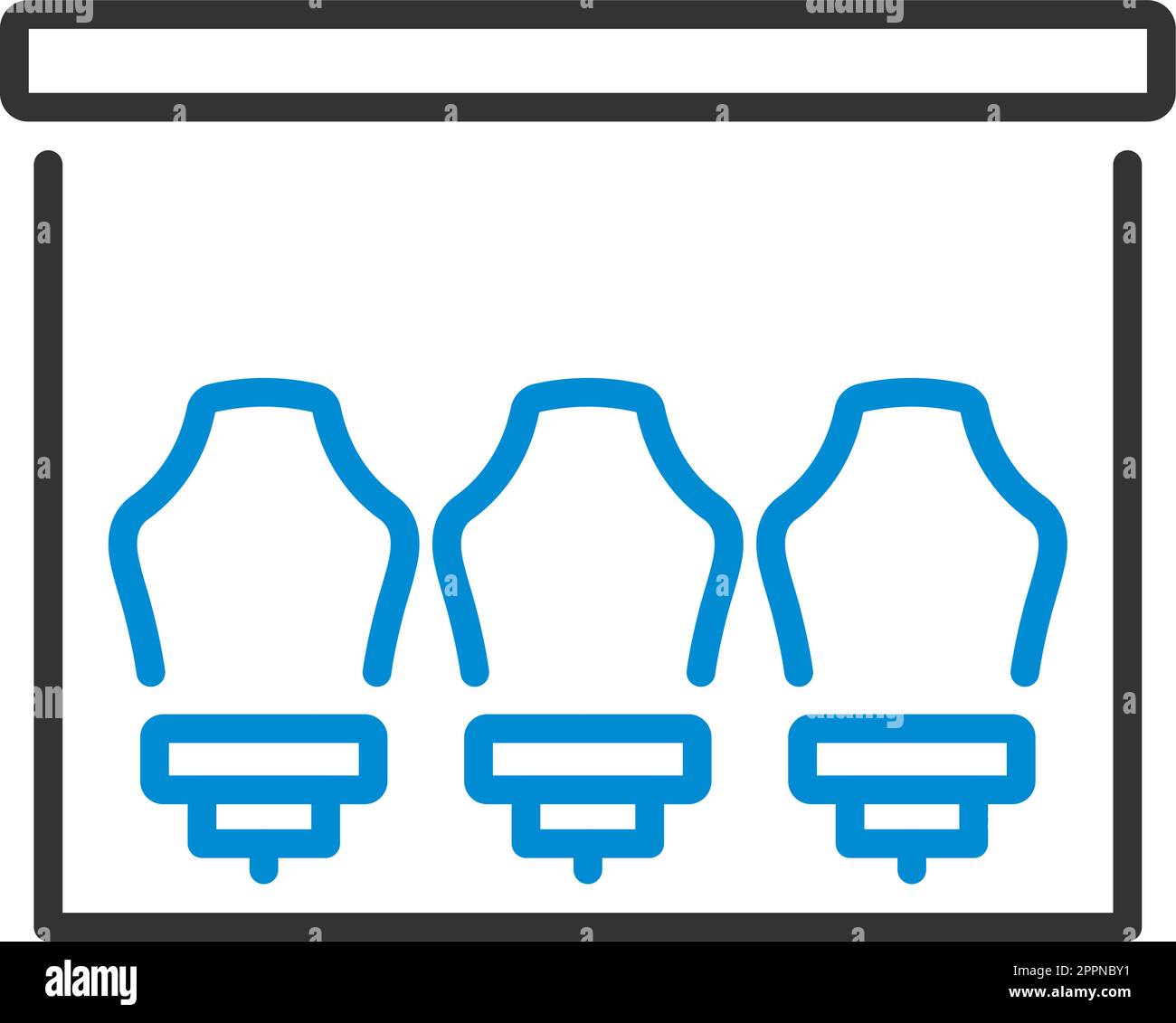 Stadium player bench Stock Vector Images - Alamy