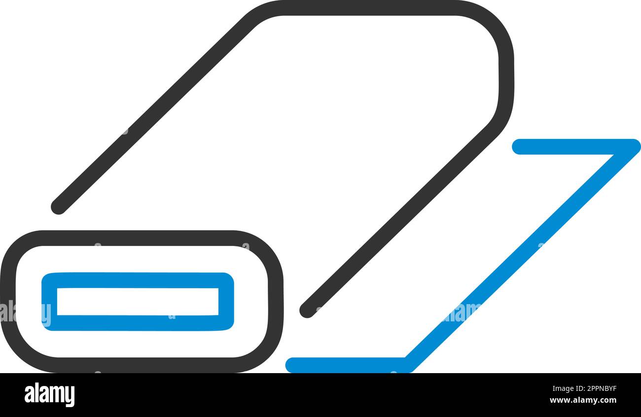 Roll fold Stock Vector Images - Alamy