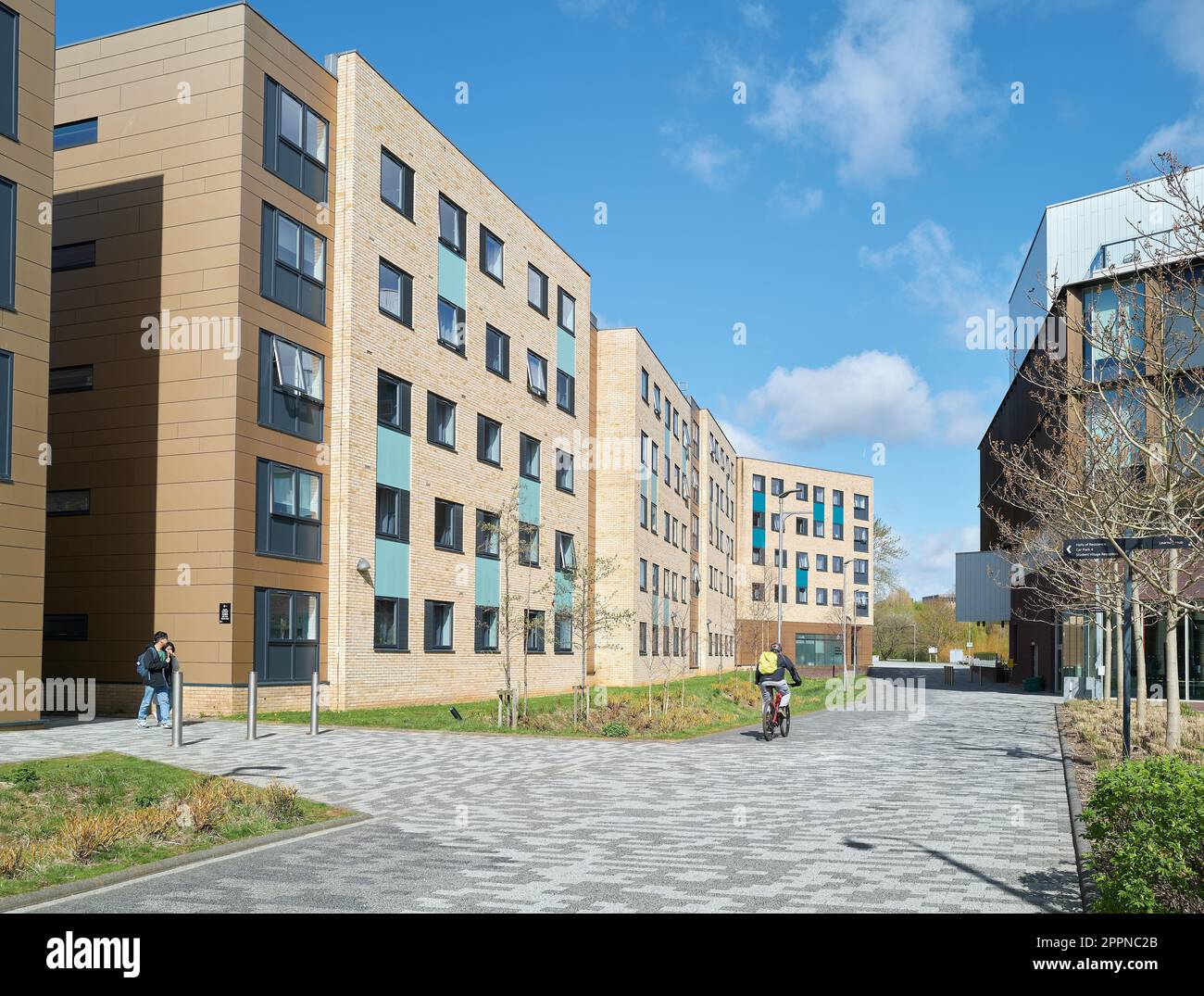 Student apartments at UON, the University of Northampton, England Stock ... Student apartments at UON, the University of Northampton, England Stock ...