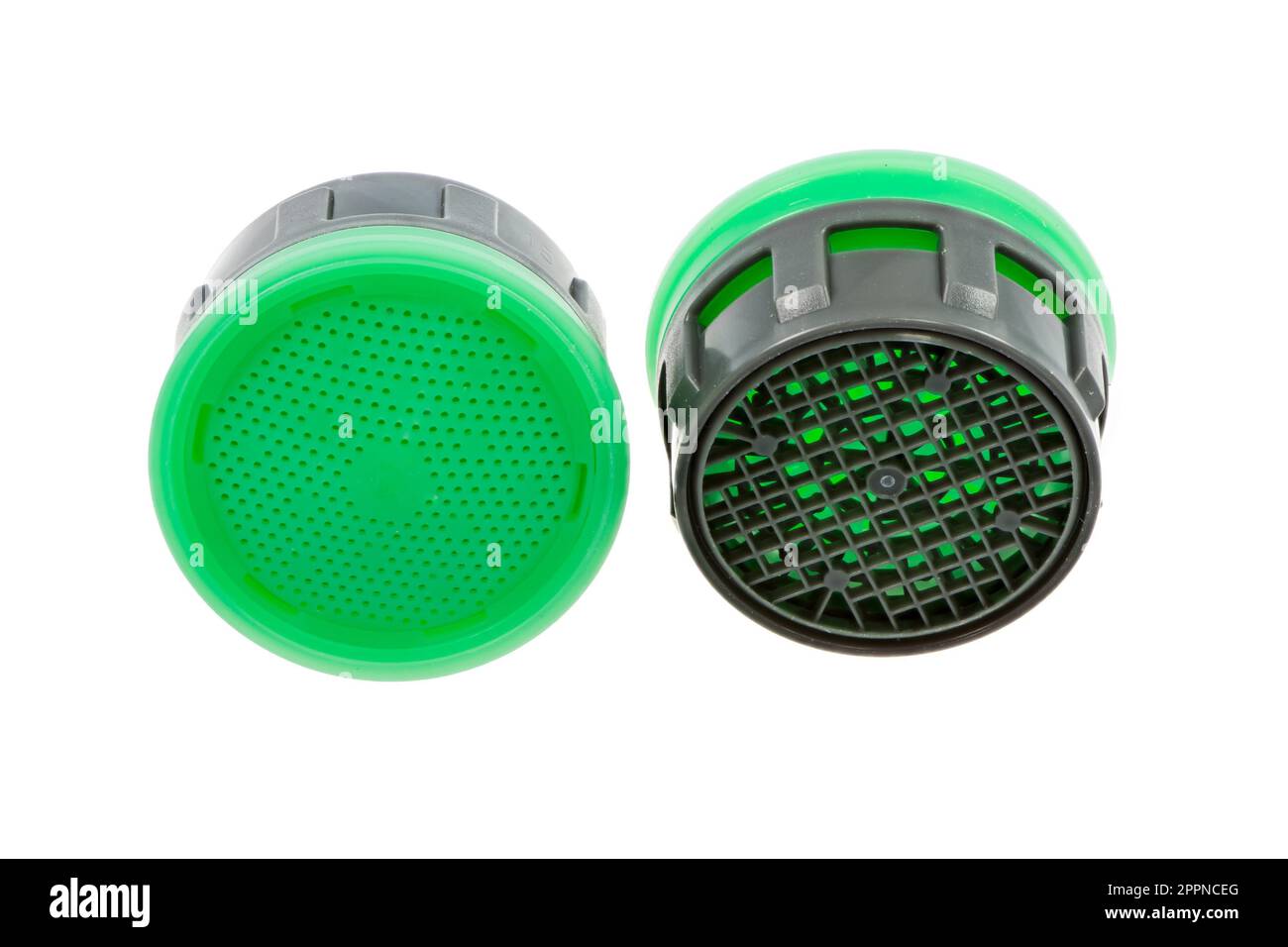 Isolated faucet aerator for saving water Stock Photo - Alamy