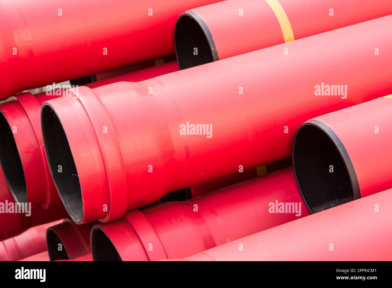 Pvc pipes stacked hi-res stock photography and images - Alamy