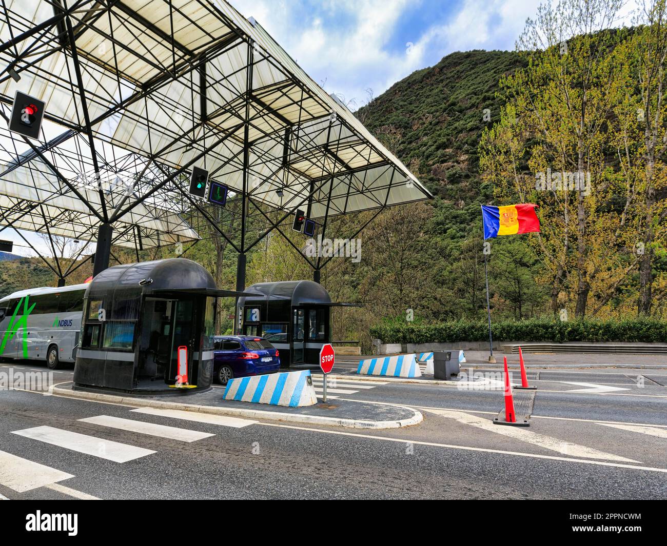 Andorra border crossing hi-res stock photography and images - Alamy