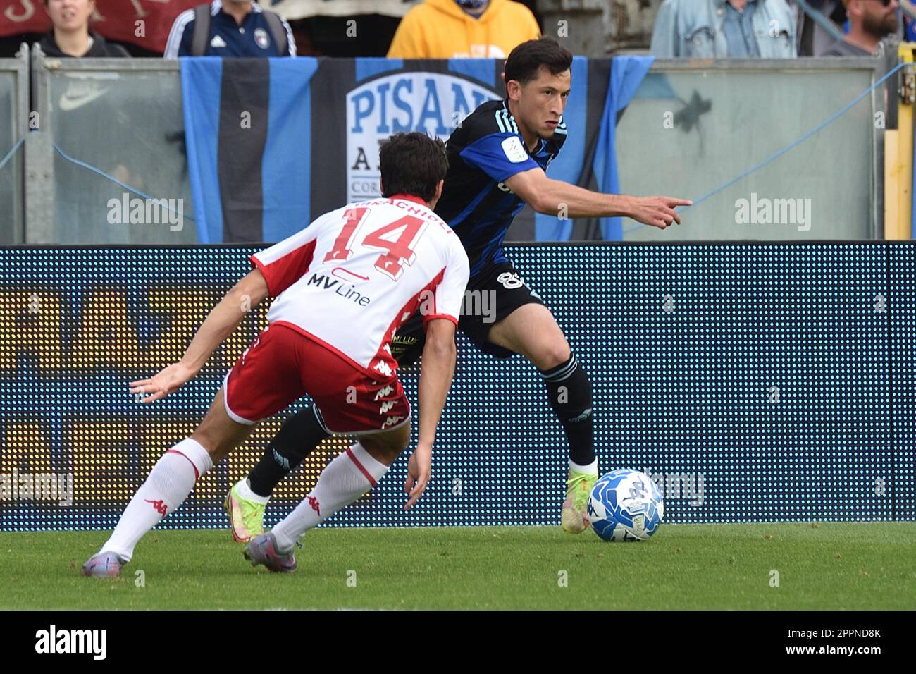 Arena Garibaldi, Pisa, Italy, April 23, 2023, Olimpiu Morutan (Pisa ...