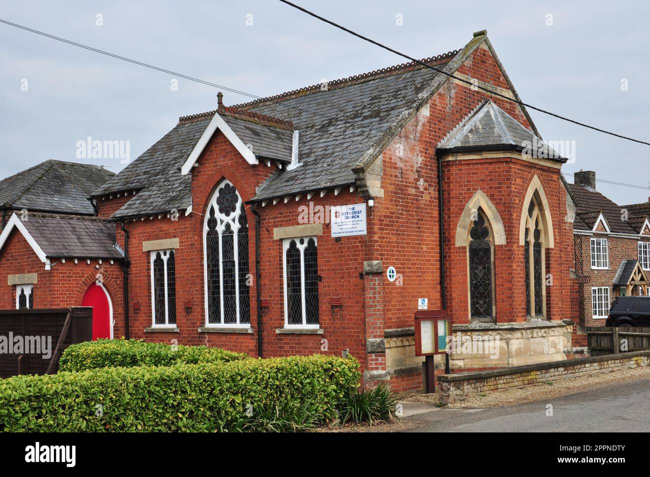 Methodist Church, Fen Gate, Moulton Chapel, Lincolnshire, England, UK ...