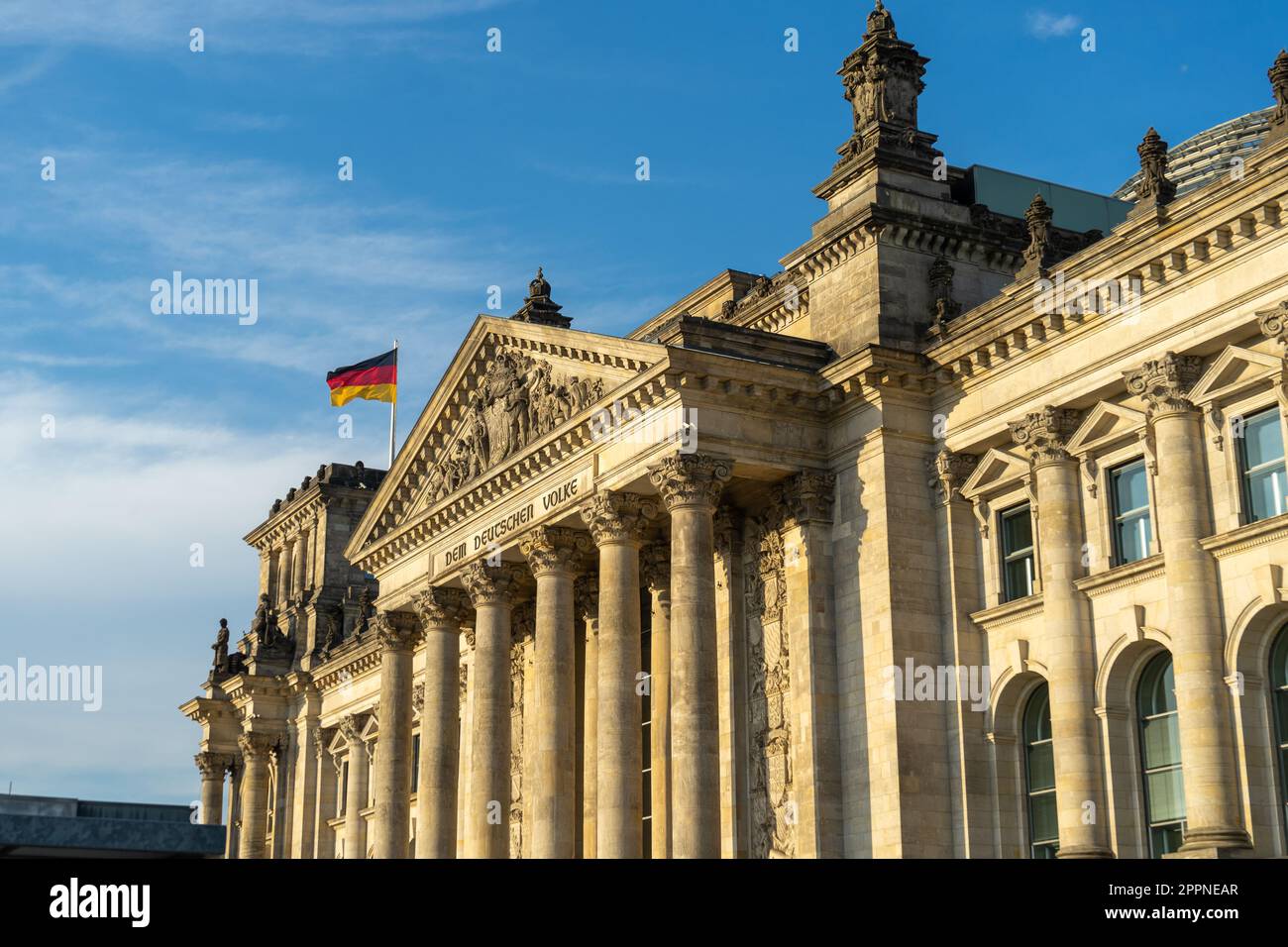 Reichstag building of German parliament Bundestag in Berlin, Germany ...