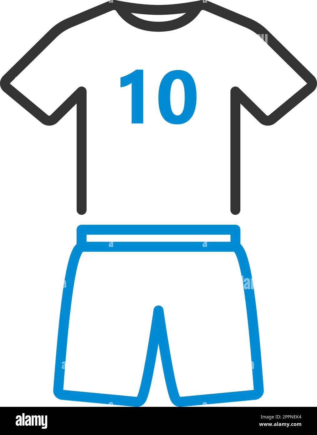 Icon Of Football Uniform Stock Vector Image & Art - Alamy