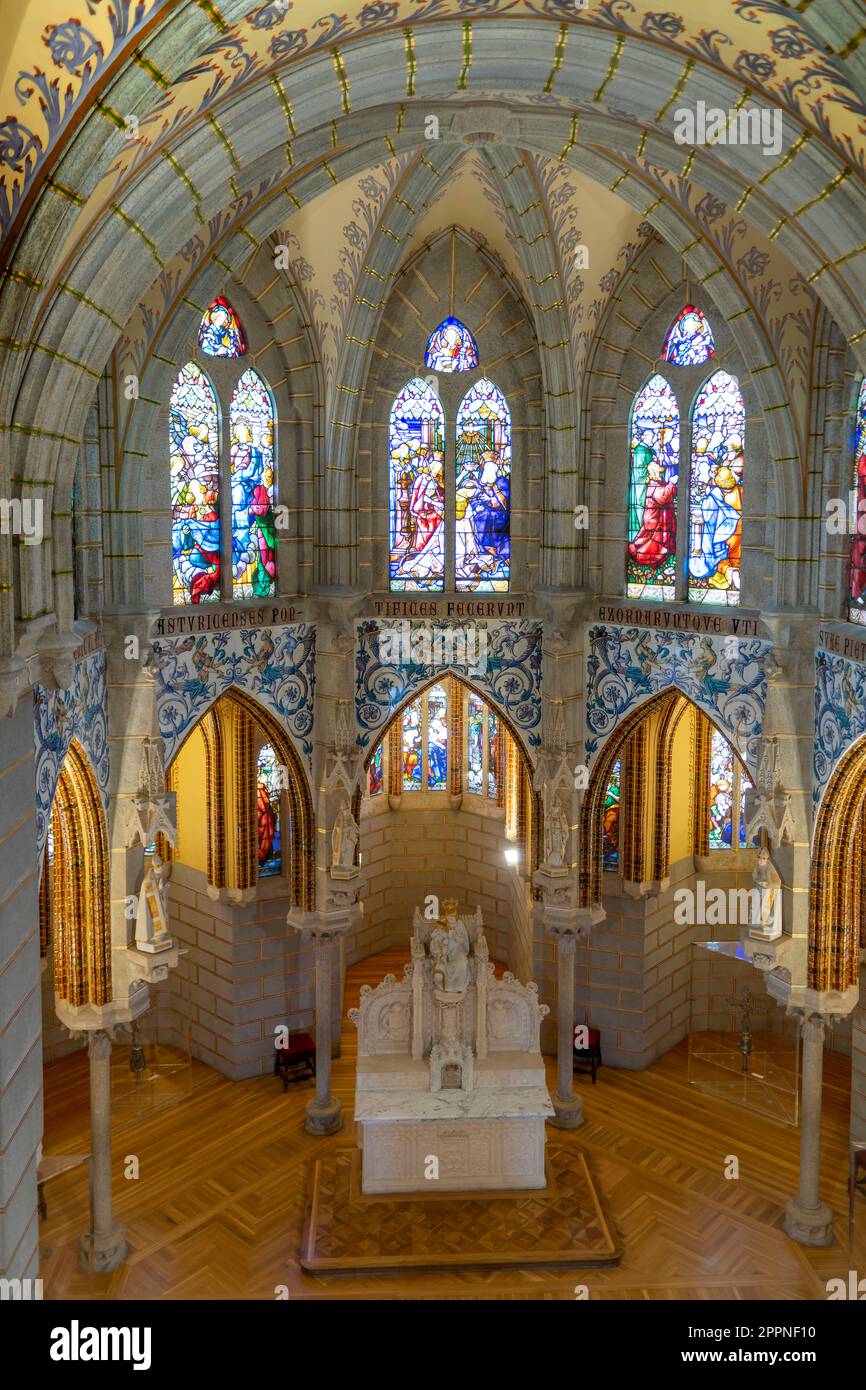 Inside the Episcopal Palace designed by architect Antoni Gaudi in ...