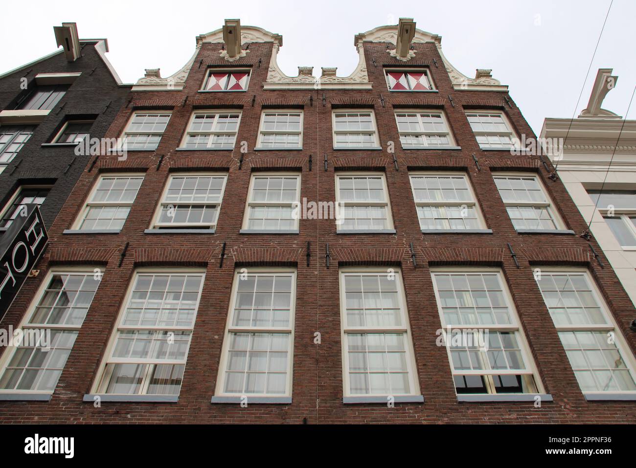 old brick houses in amsterdam (the netherlands Stock Photo - Alamy