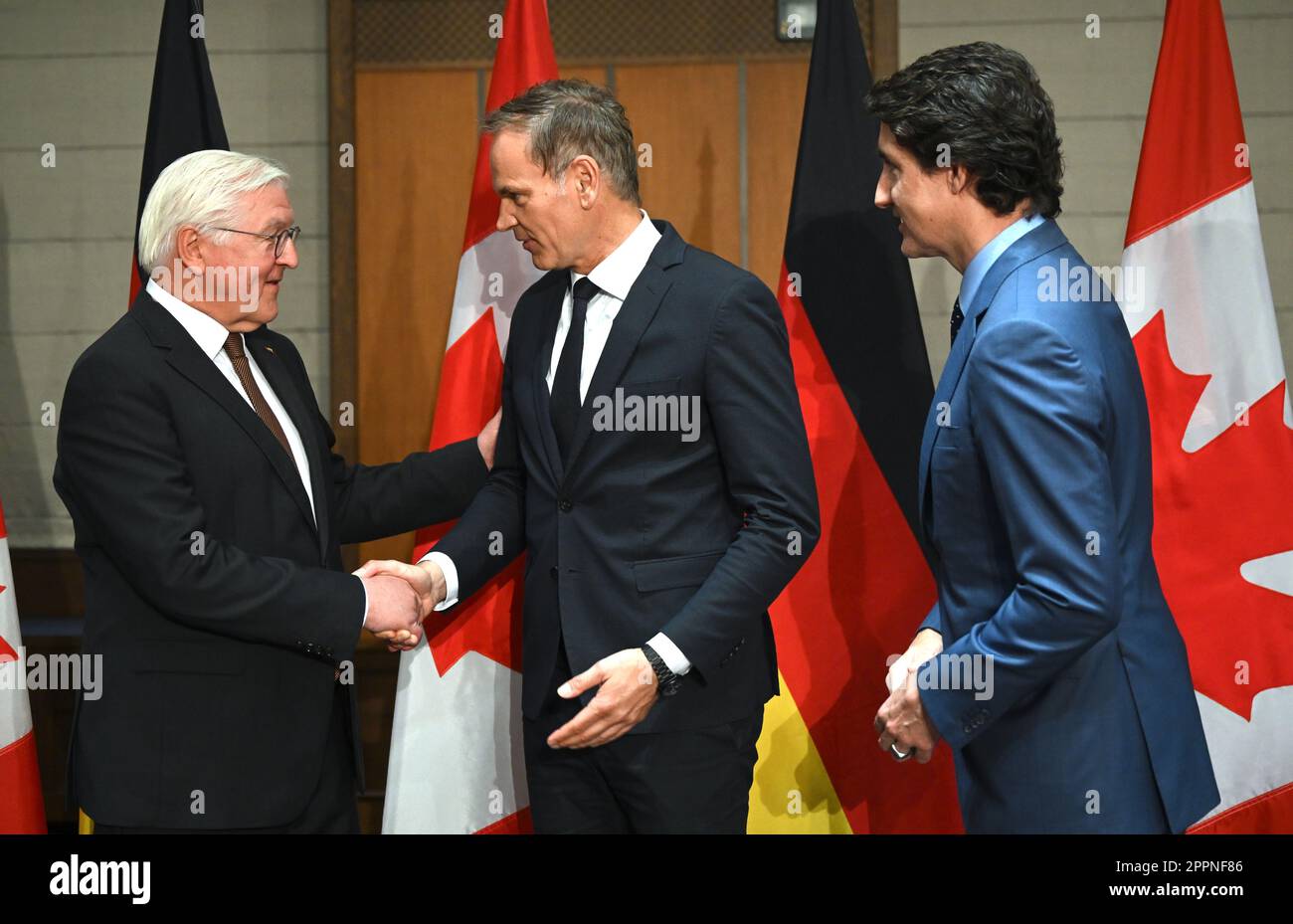 Ottawa, Canada. 24th Apr, 2023. German President Frank-Walter ...