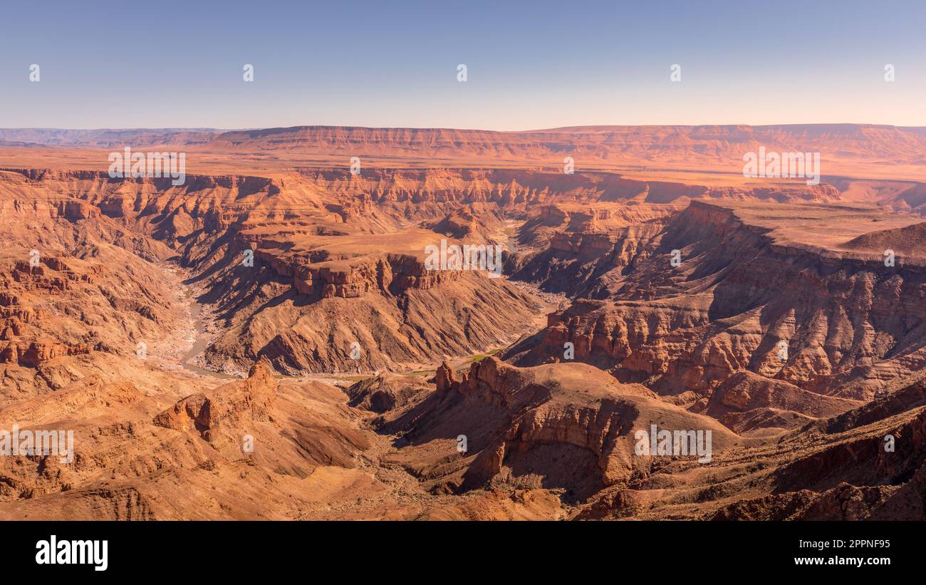 Fish River Canyon, world's second largest canyon, Hobas, South Namibia ...