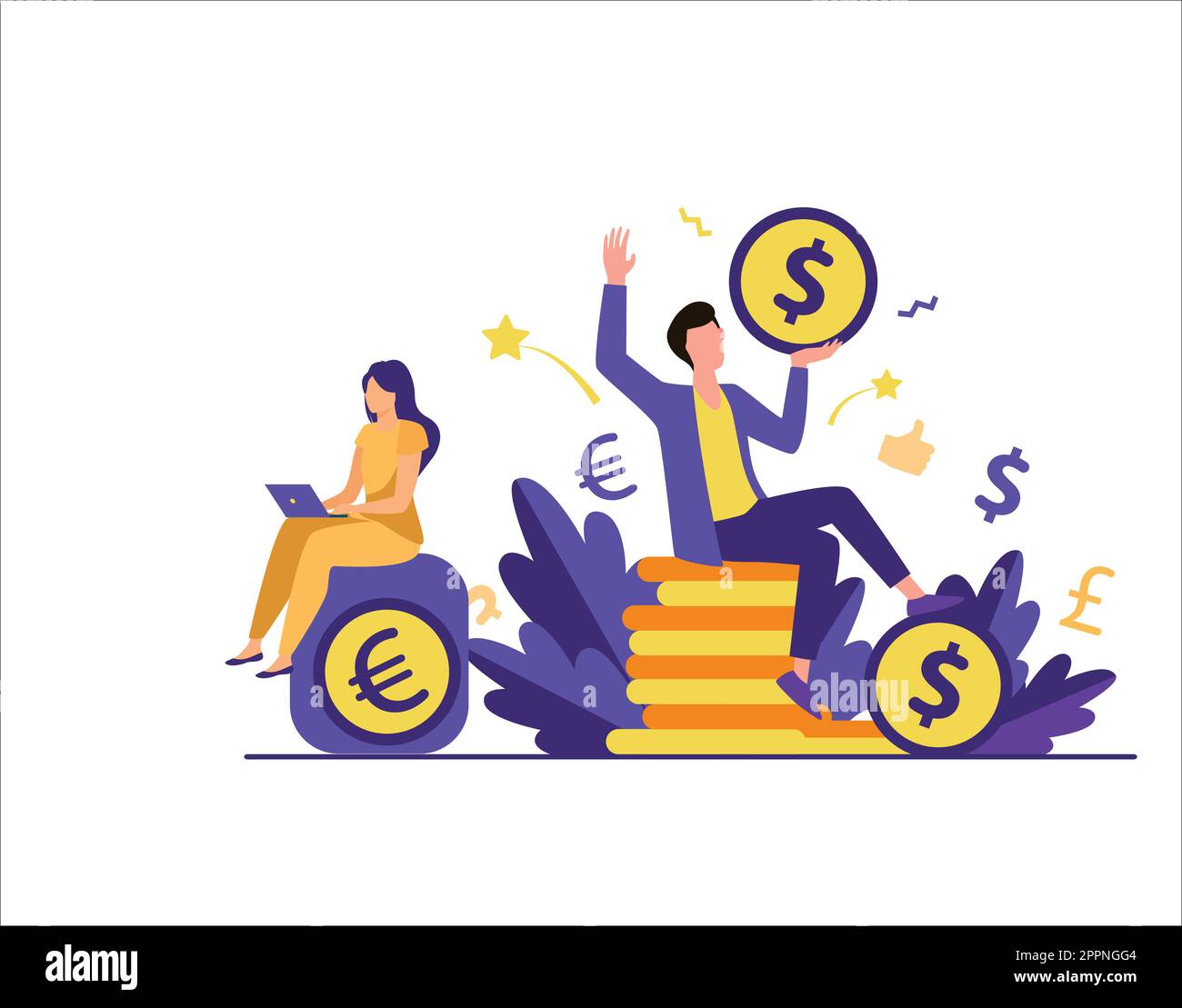Revenue cartoon hi-res stock photography and images - Alamy