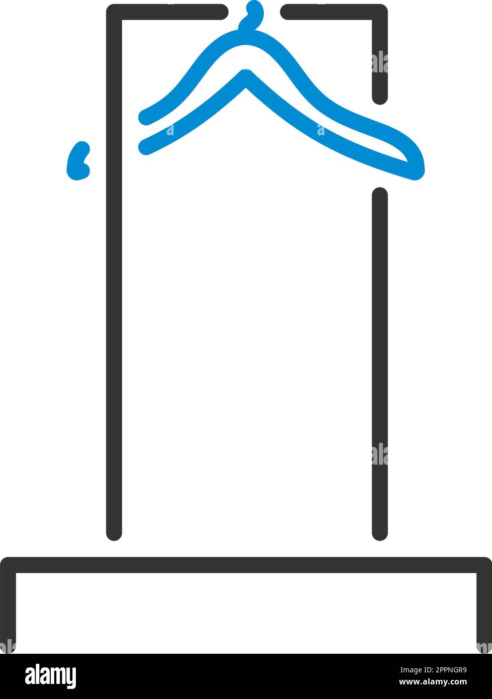 Hanger Rail Icon Stock Vector Image & Art - Alamy