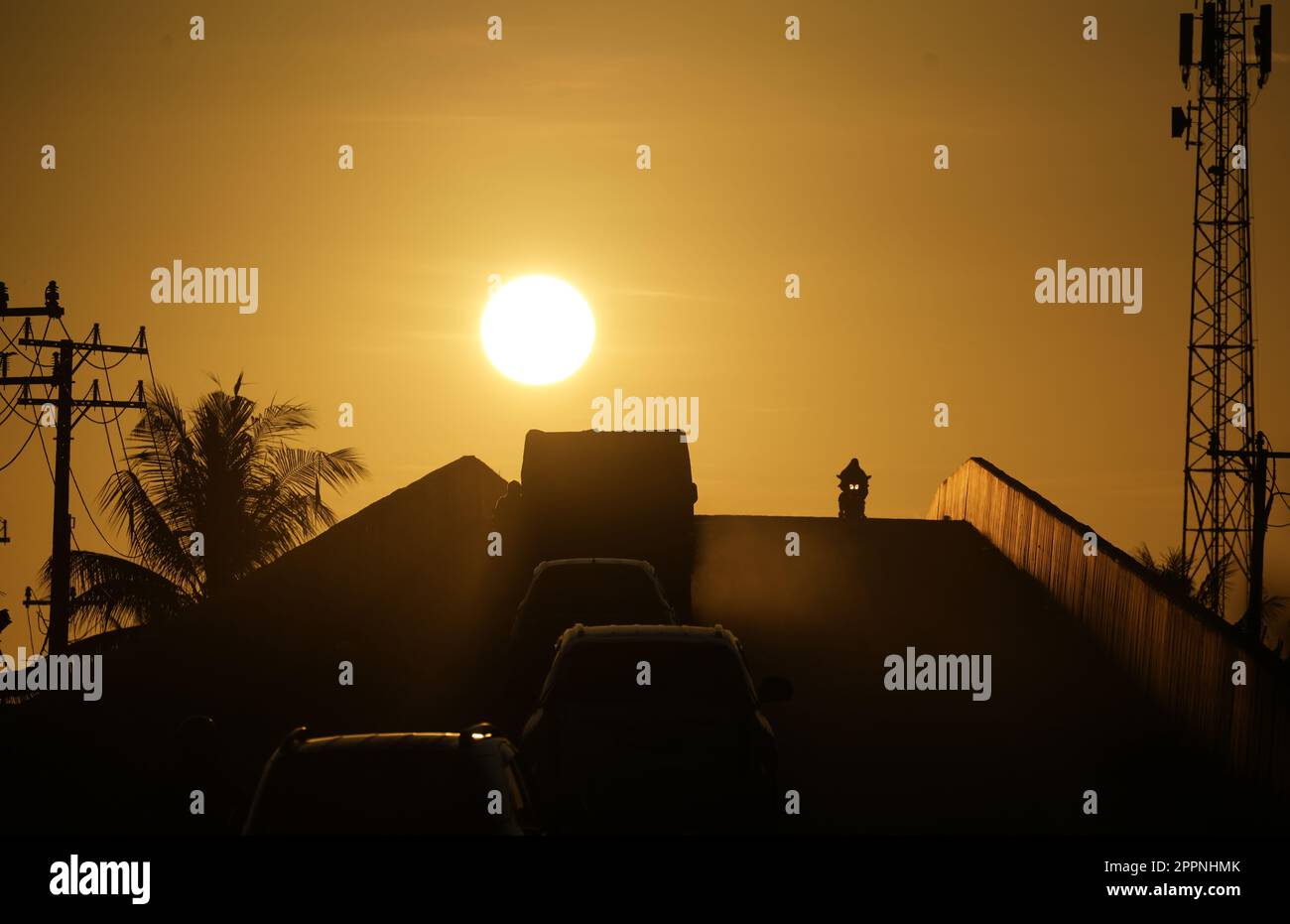 Maros, South Sulawesi, Indonesia. 24th Apr, 2023. Hot temperature ...