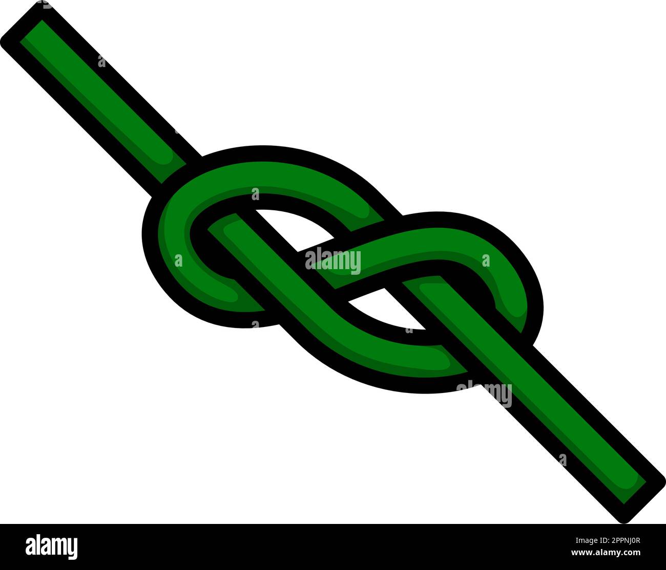 Alpinist Rope Knot Icon Stock Vector Image & Art - Alamy