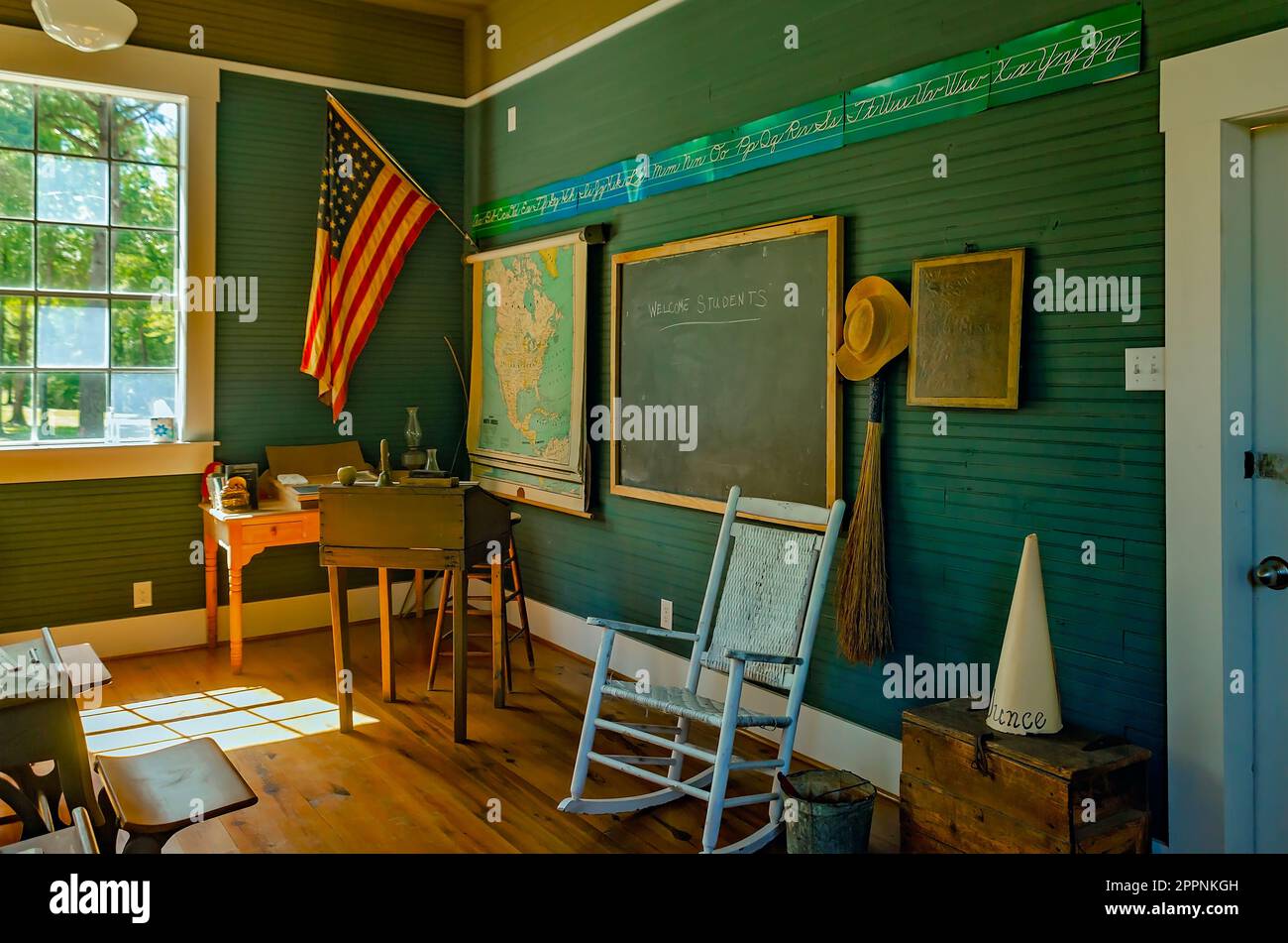 The Little Red Schoolhouse, also known as Blakely School, is pictured ...