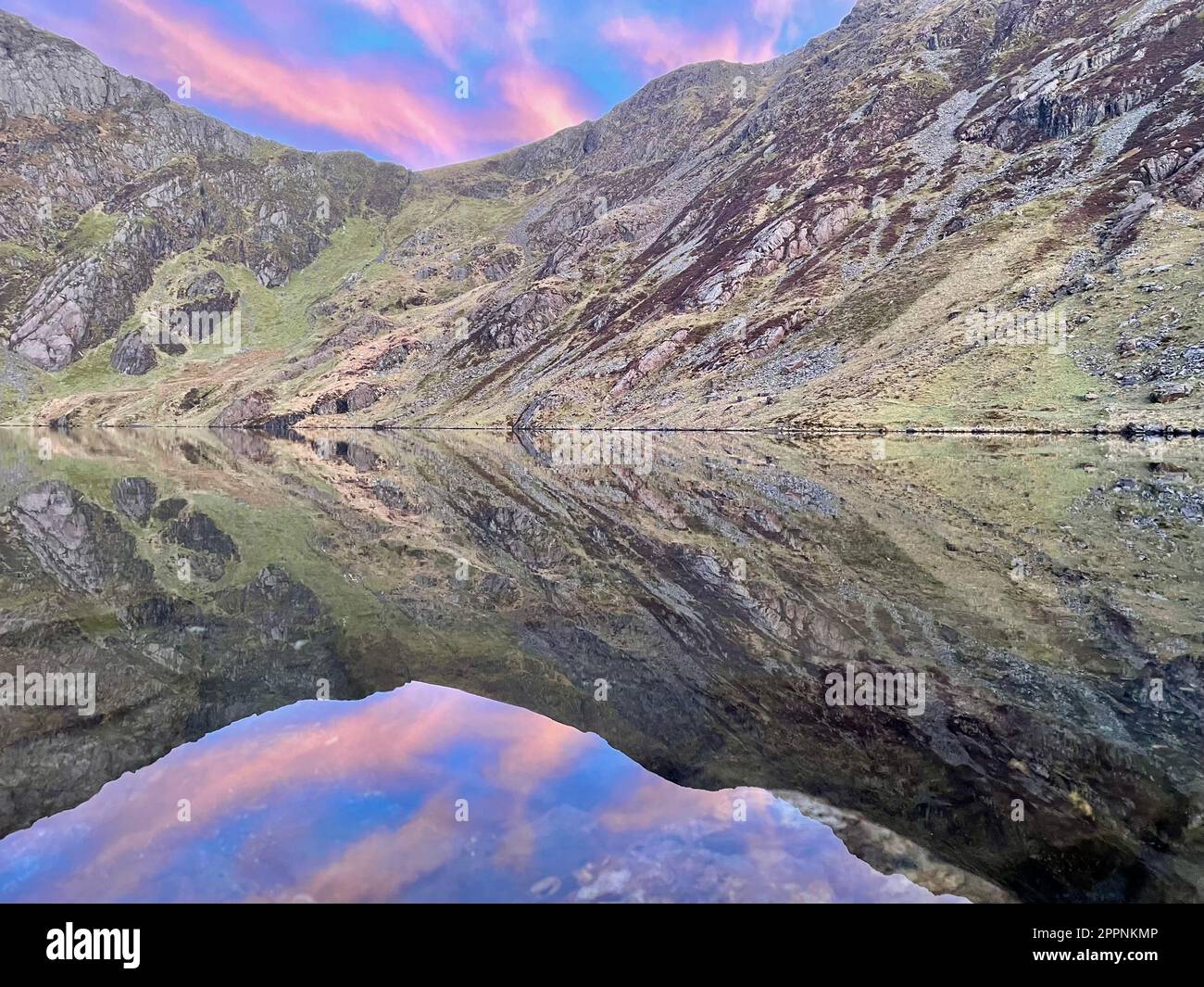 Sky reflected in tarn hi-res stock photography and images - Alamy
